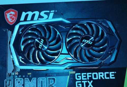 Видеокарта GeForce GTX 1660 MSI armor 6G OC