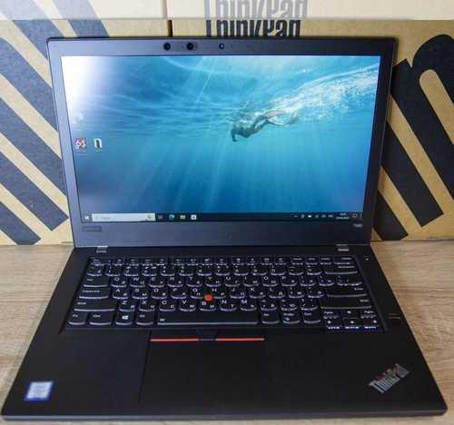 Мощный Lenovo ThinkPad T480/i7/MX150/16gb/2k экран