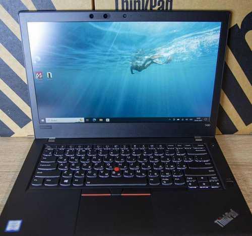 Мощный Lenovo ThinkPad T480/i7/MX150/16gb/2k экран