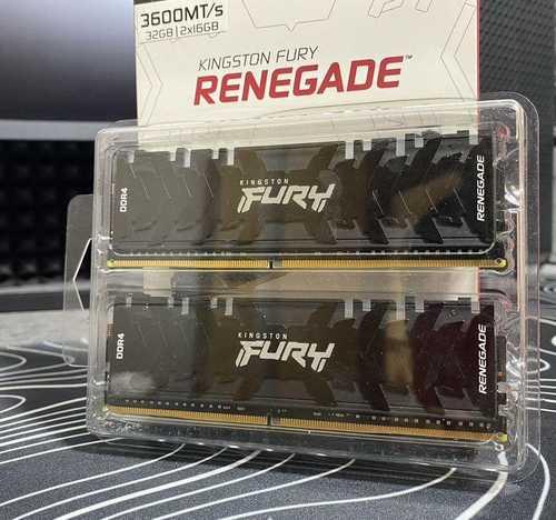 Оперативная память 32 gb 3600mhz Hyper X Fury