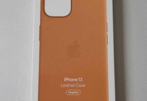 Чехол Leather Case на iPhone 13 оригинал