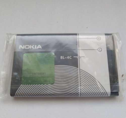 Аккумулятор Nokia BL-4C 890mAh 3.7V 3.2Wh