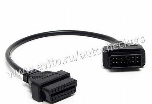 Диагностический разъем OBD 2 для nissan 14 PIN