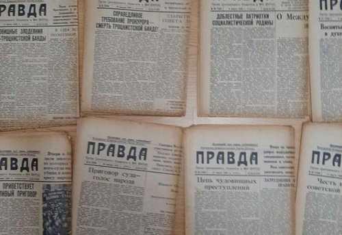 Газета правда 1937, 1938 г