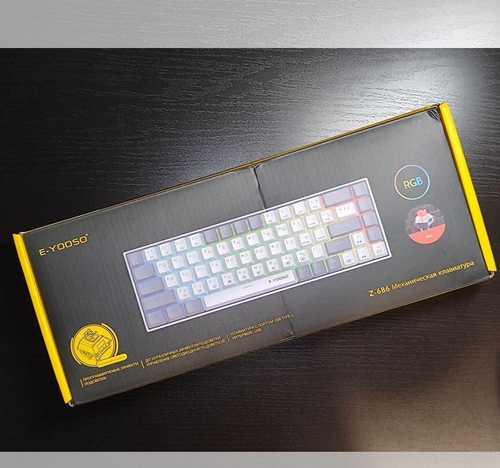 Механическая клавиатура RGB 65% 68 кл E-yooso Z686