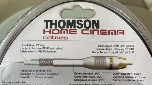 1RCA to1RCA кабель thomson