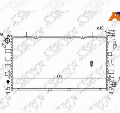Радиатор dodge caravan