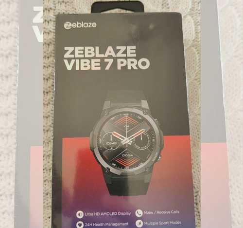 Смарт часы Zeblaze Vibe 7 Pro Black новые