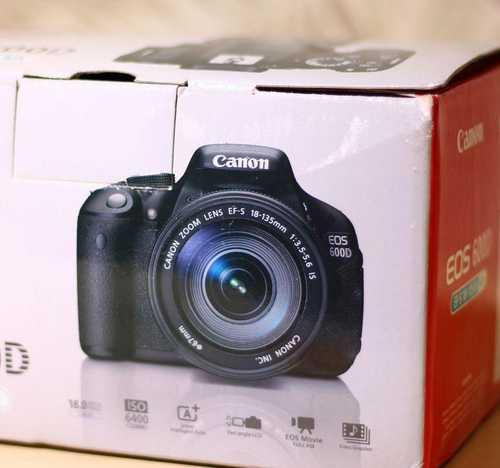 Новая оригинальная коробка Canon 600D
