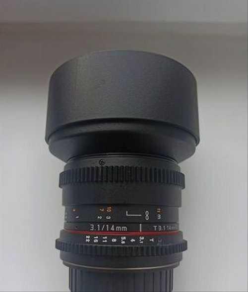 Samyang 14mm T3.1 ED AS IF UMC Canon EF
