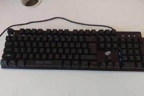Игровая мембранная клавиатура с rgb подсветкой