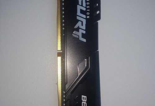 Оперативная память Kingston fury Beast Black