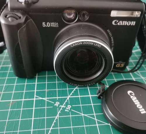 Полупрофессиональный фотоаппарат Canon G5