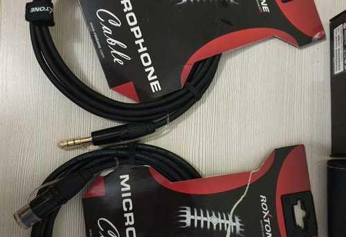 Микрофонный кабель xlr - jack 6,3 mm Roxtone