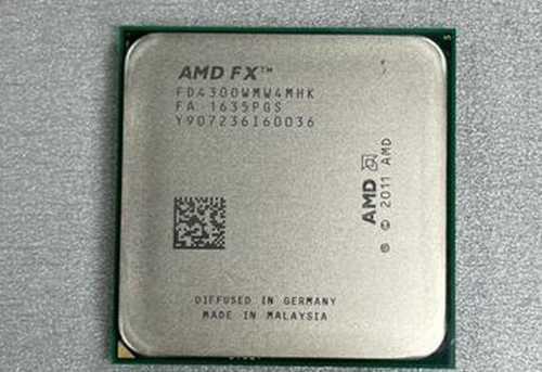 Процессор AMD FX-4300 AM3+, 4 x 3800 мгц