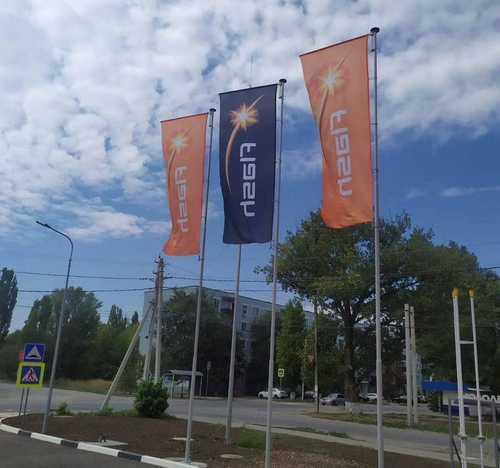 Флагшток уличный