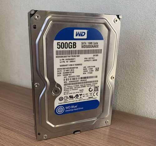 Жесткий диск 500гб western digital blue