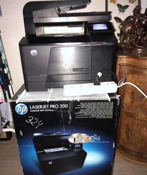 Цветной лазерный принтер HP+6 картриджей