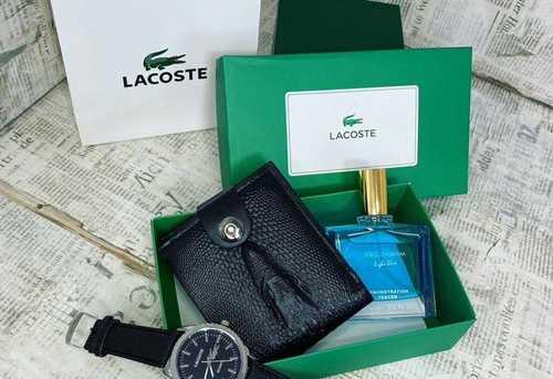 Мужской подарочный набор5в1 Lacoste