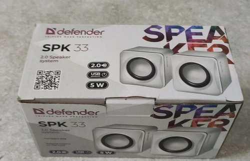 Акустическая система 2.0 Defender SPK 33 белый (Re