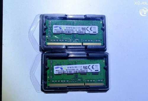 Samsung 16 Гб (2x8) DDR3L 1600 мгц sodimm
