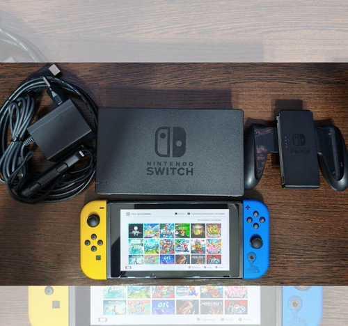 Nintendo Switch V2 128Gb.Прошита.Много игр