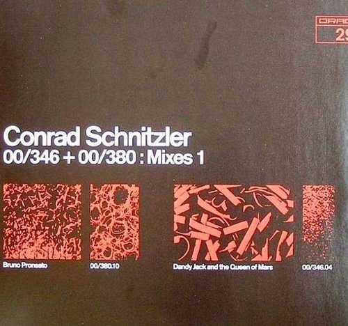 Conrad Schnitzler–00/346   00/380: Mixes 1/Винил