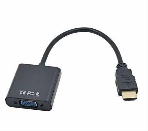 Переходник Noname hdmi(M) -VGA(F) +Audio+micro USB