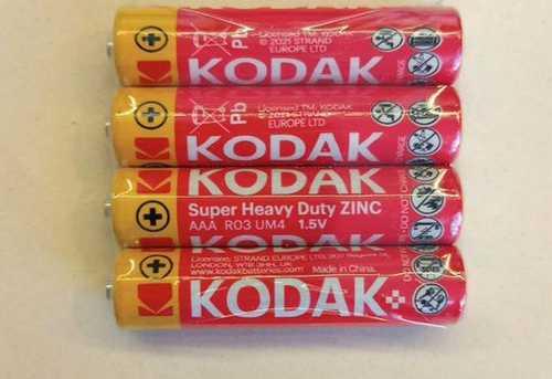 Батарейки Kodak R 03 (мизинчиковые)