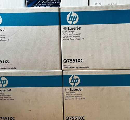 Оригинальный картридж hp 51x Q7551XC