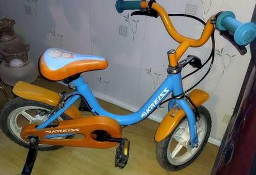 Детский велосипед kreiss оранжевый
