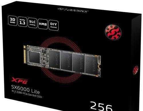 Adata 256Gb ASX6000LNP-256GT-C SX6000 Lite PCI-E x