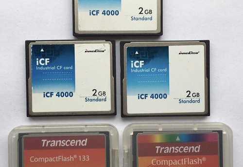 Карта памяти Transcend Compact Flash 2 16 32 Gb