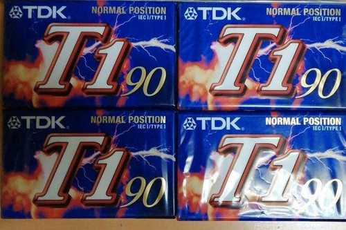 Аудиокассеты новые запечатанные TDK T1