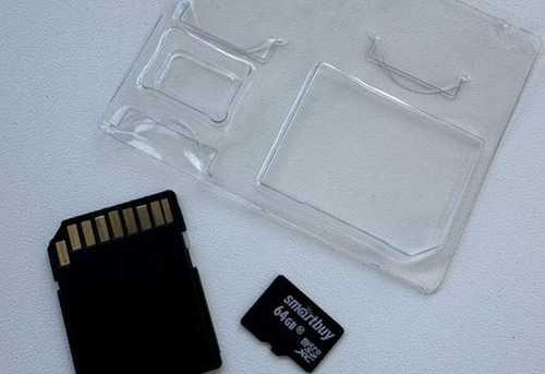 Карта памяти MicroSD 64Gb