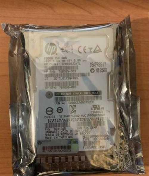 Жесткий диск HP 600Gb 15K SAS 12G 2.5