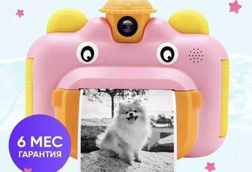 Новый Детский фотоаппарат с моментальной печатью