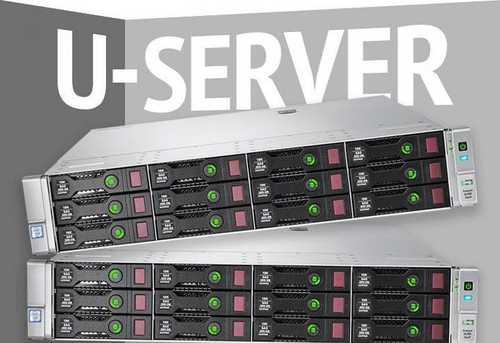 Сервер HP DL380 Gen9 12LFF 2S 2*2689v4 64Gb P840 2