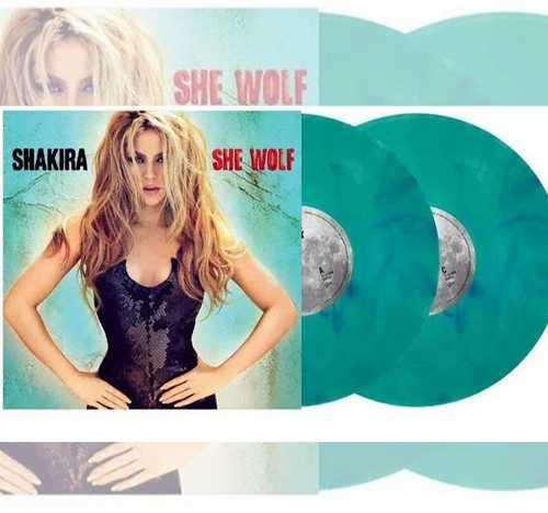 Shakira. She Wolf (Sea Glass Vinyl) (2 LP)