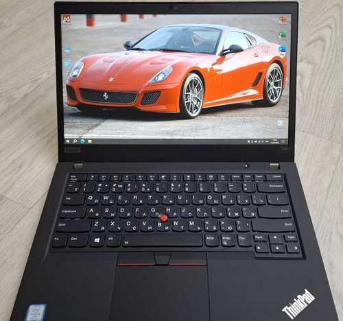 ThinkPad T490 IPS i5 16/256 акб 1 цикл Face ID