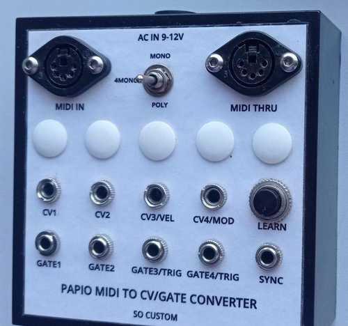 Звуковые объекты Papio midi to cv converter