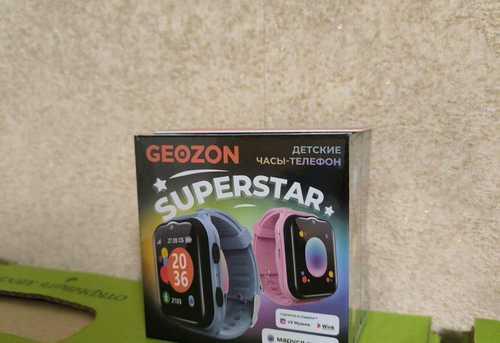 Детские часы Geozon Superstar розовые+Sim 2 года