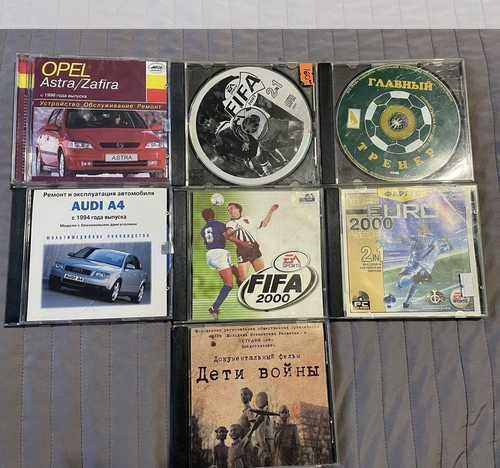 Cd Компакт диски Fifa2000 Euro2000 Audi A4