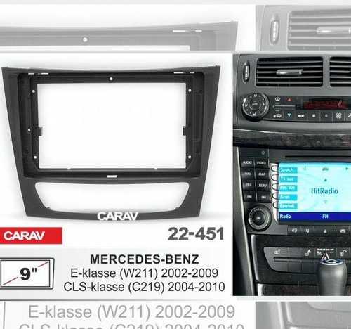 Переходная рамка Mercedes Benz E 2002-2009 CLS 200