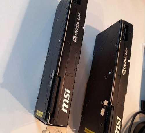 Две видеокарты nvidia CMP 50HX (2080ti)