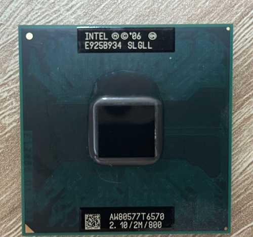 Процессор intel core 2 duo t6570