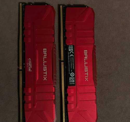 Оперативная память Crucial DDR4 16Gb (2x8Gb)