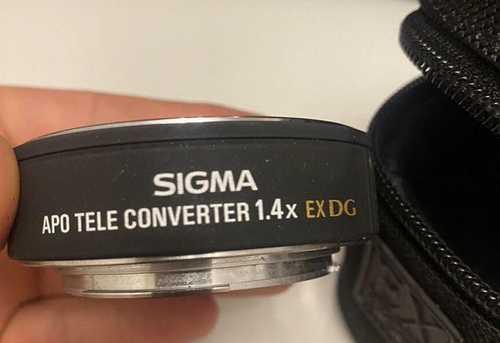 Объектив Sigma Apo Tele Converter 1,4x EX DG