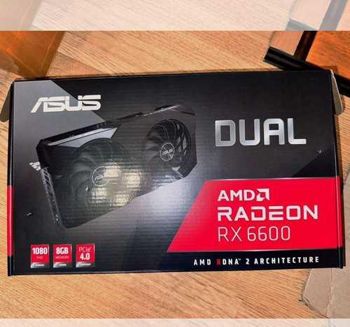 Видеокарта Asus 6600 dual 8gb