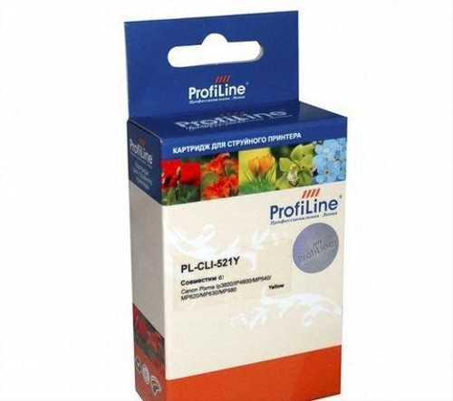 Картридж ProfiLine PL- CLI-521Y Yellow #114539